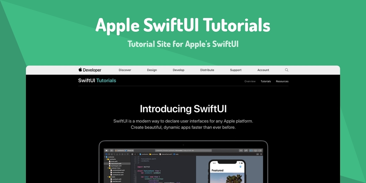 Apple Swiftui Tutorials Tutorial Site For Apples Swiftui Made With Vuejs